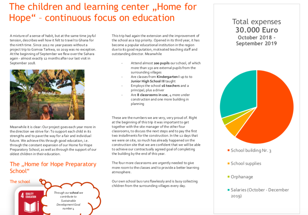 Enjoy reading - our newsletters - Home for Hope